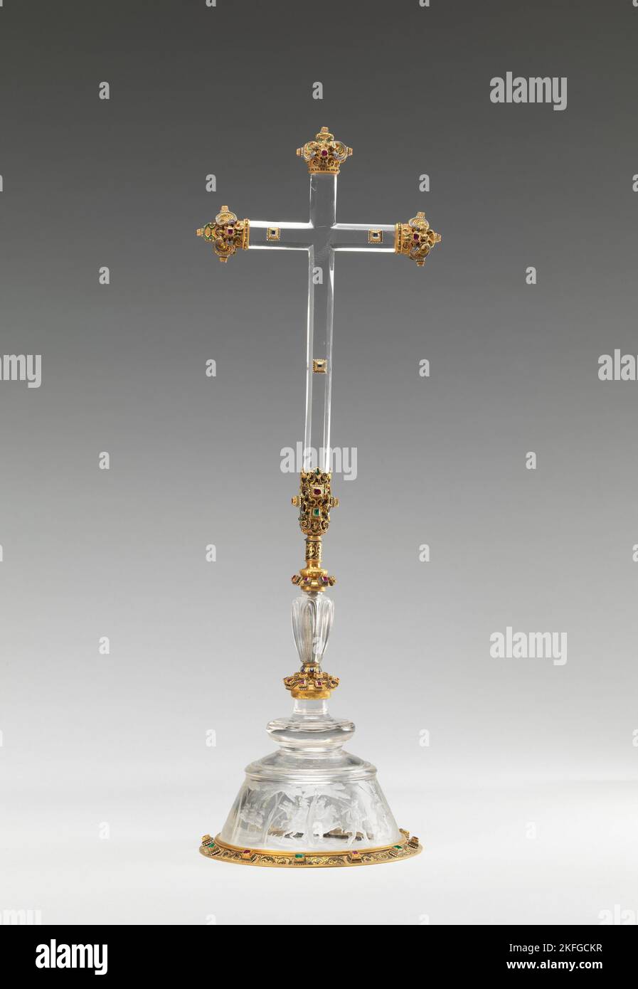 Altar Cross, c. 1590 (foot); mid to late 19th century (cross and its ...