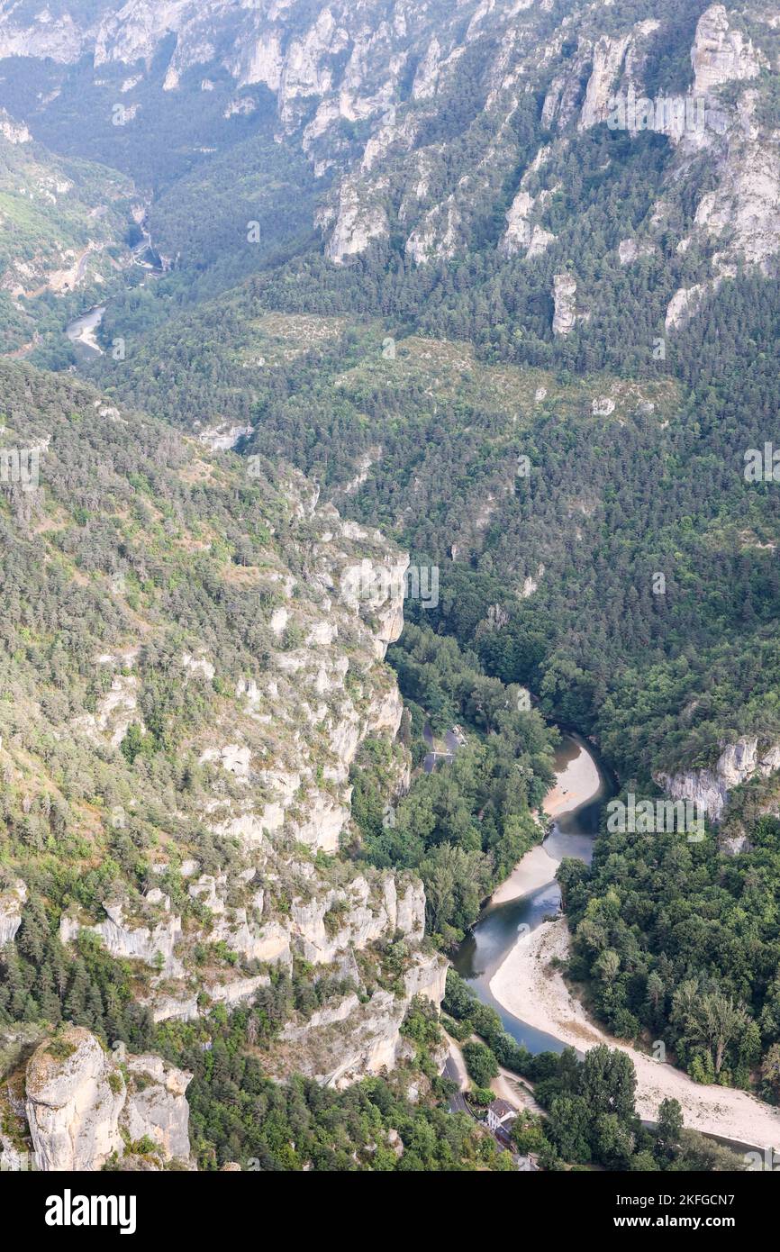 "Point Sublime" viewpoint, the best known viewpoint of the whole Tarn ...