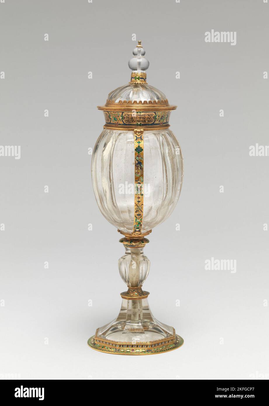 Covered Cup with Shield of Arms of the Countess of Gleichen, c. 1566 ...