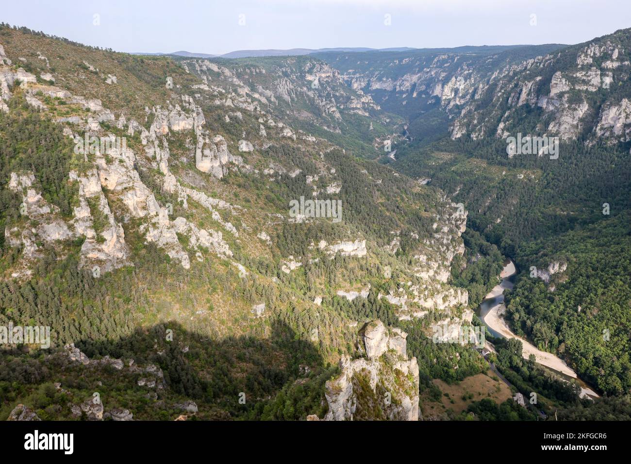 "Point Sublime" viewpoint, the best known viewpoint of the whole Tarn ...