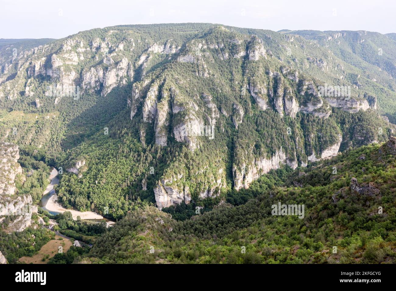 "Point Sublime" viewpoint, the best known viewpoint of the whole Tarn ...