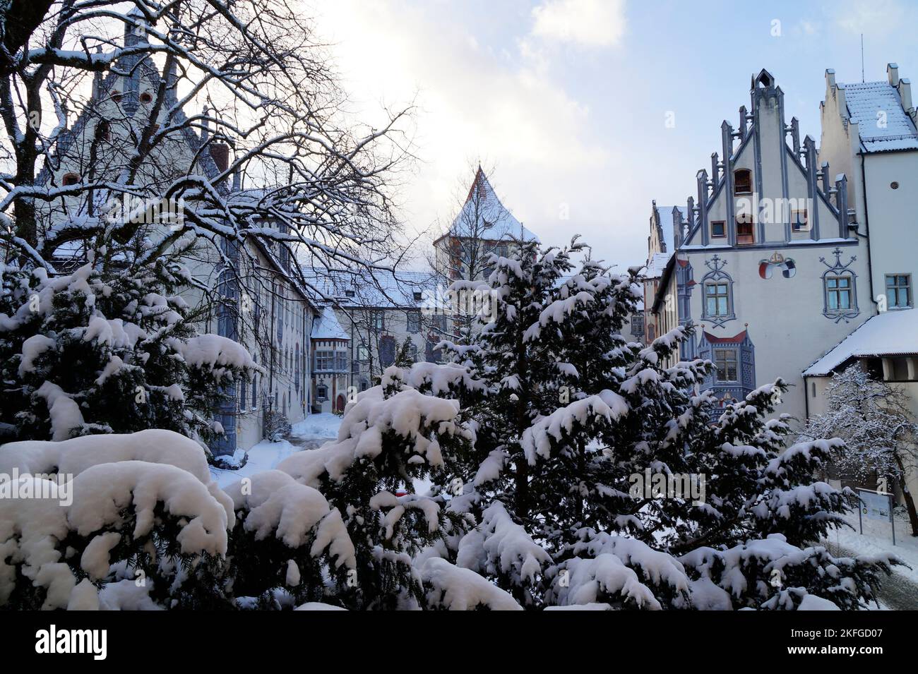 Fussen high castle hi-res stock photography and images - Alamy