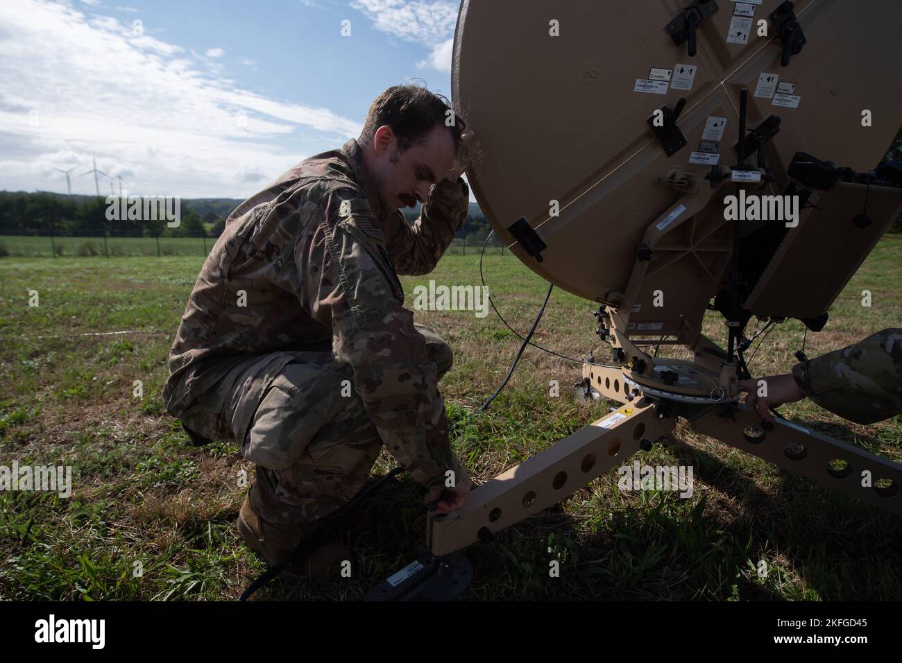 U.S. Air Force Staff Sgt. Christian Jones, 1st Combat Communication ...