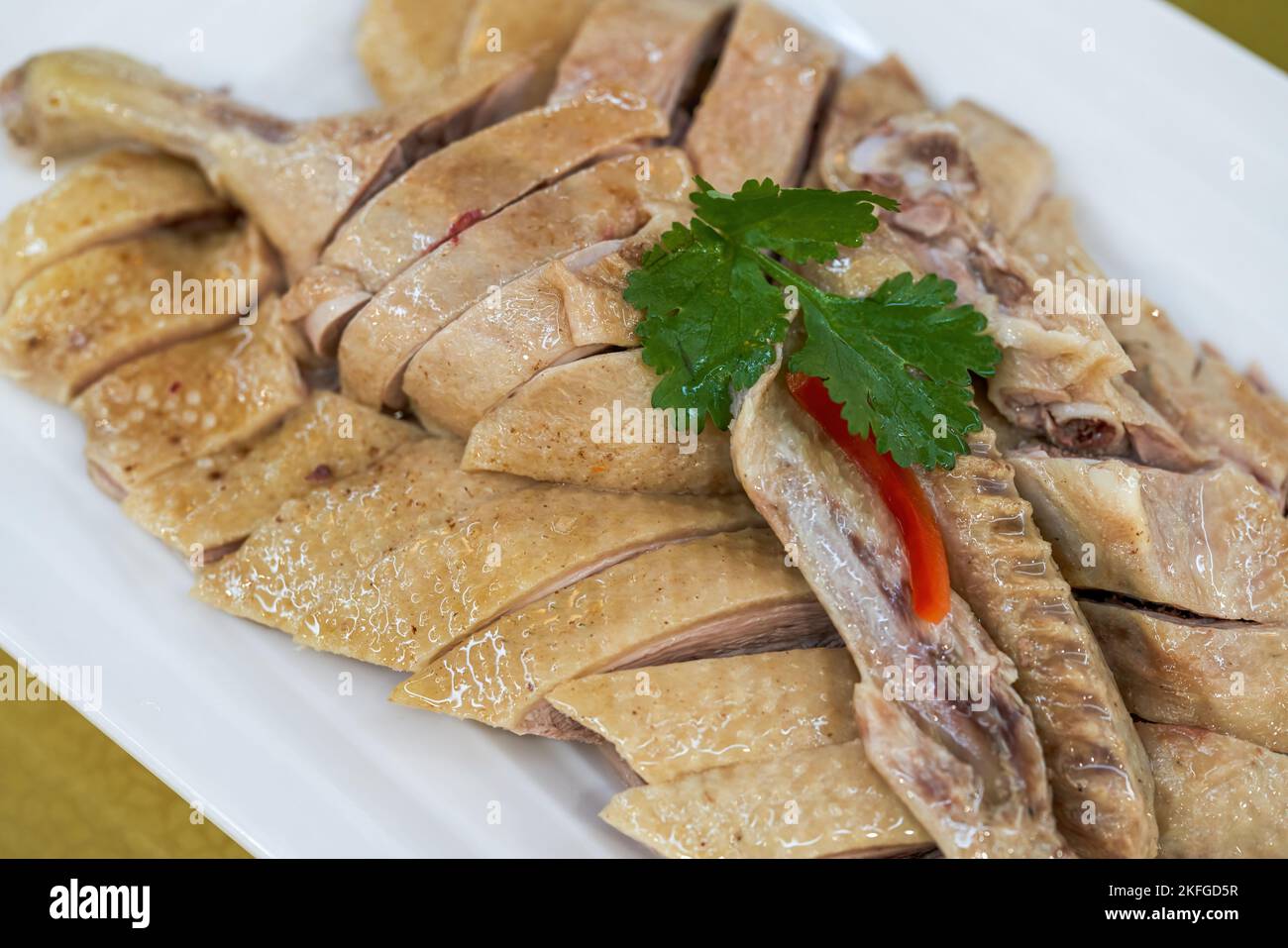 A delicious Chinese dish, boiled duck Stock Photo - Alamy