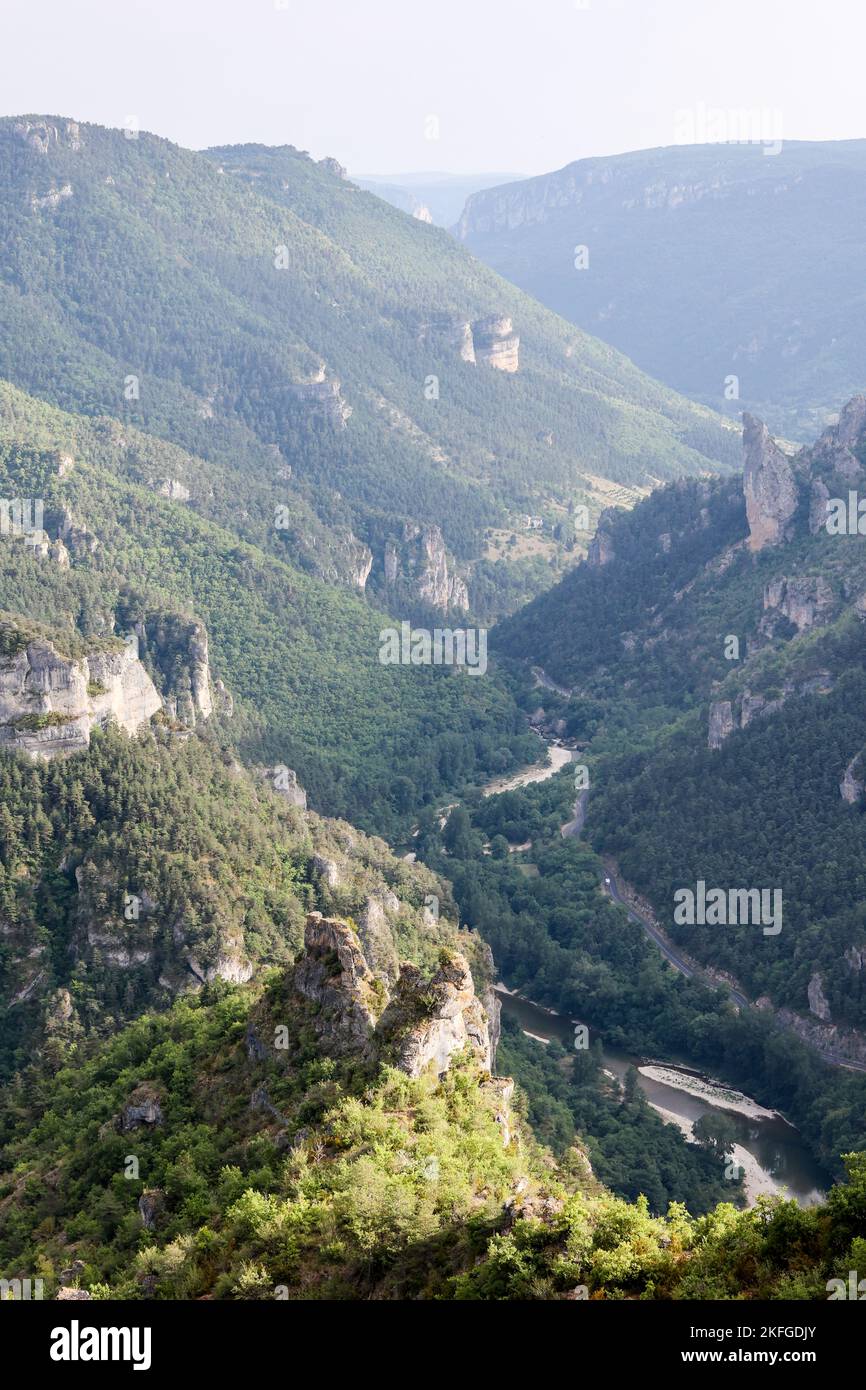 "Point Sublime" viewpoint, the best known viewpoint of the whole Tarn ...