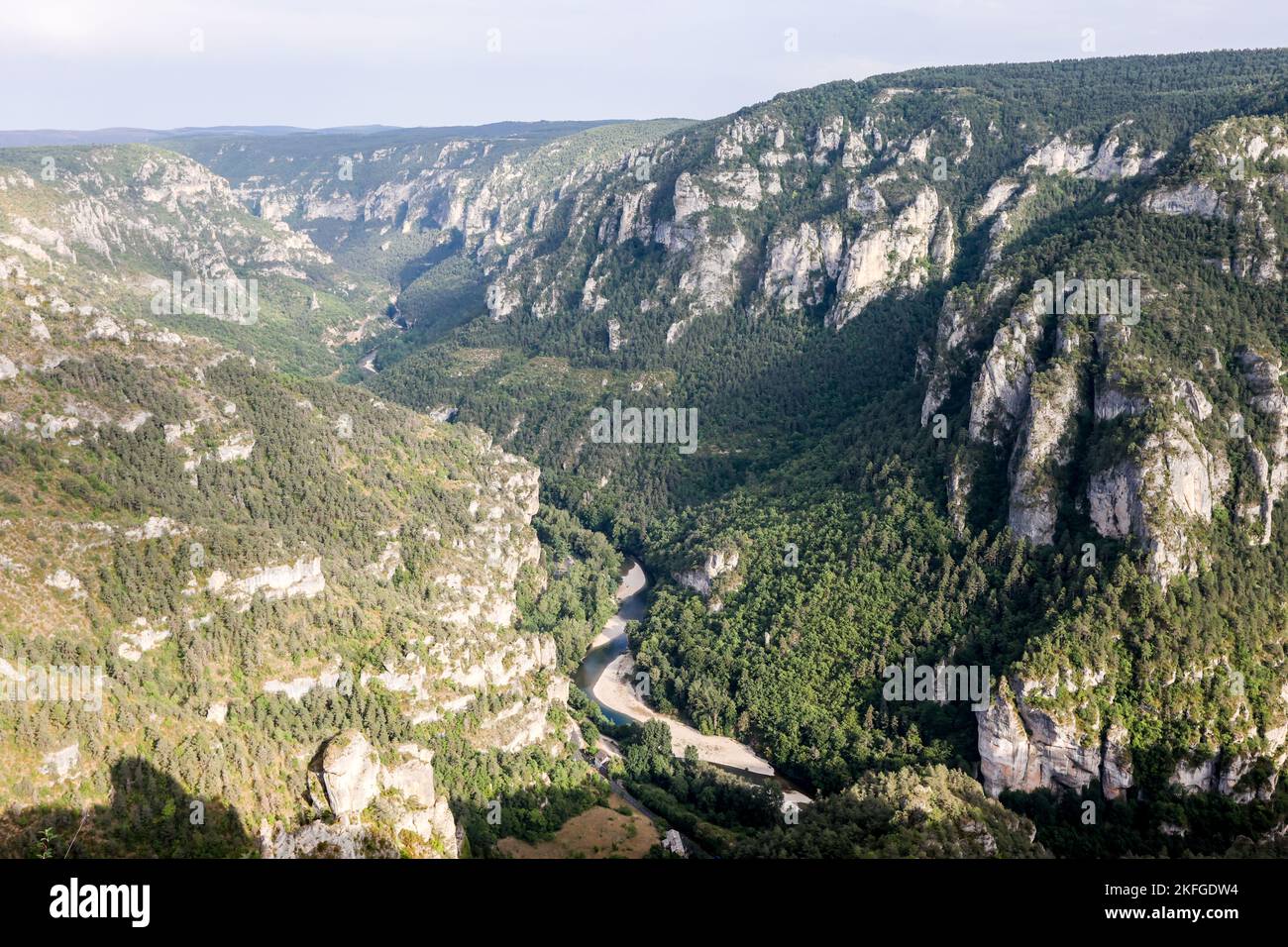 "Point Sublime" viewpoint, the best known viewpoint of the whole Tarn ...