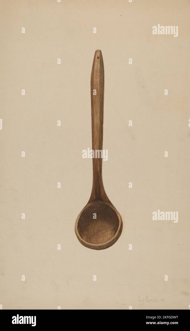 Wooden Ladle, 1941 Stock Photo - Alamy