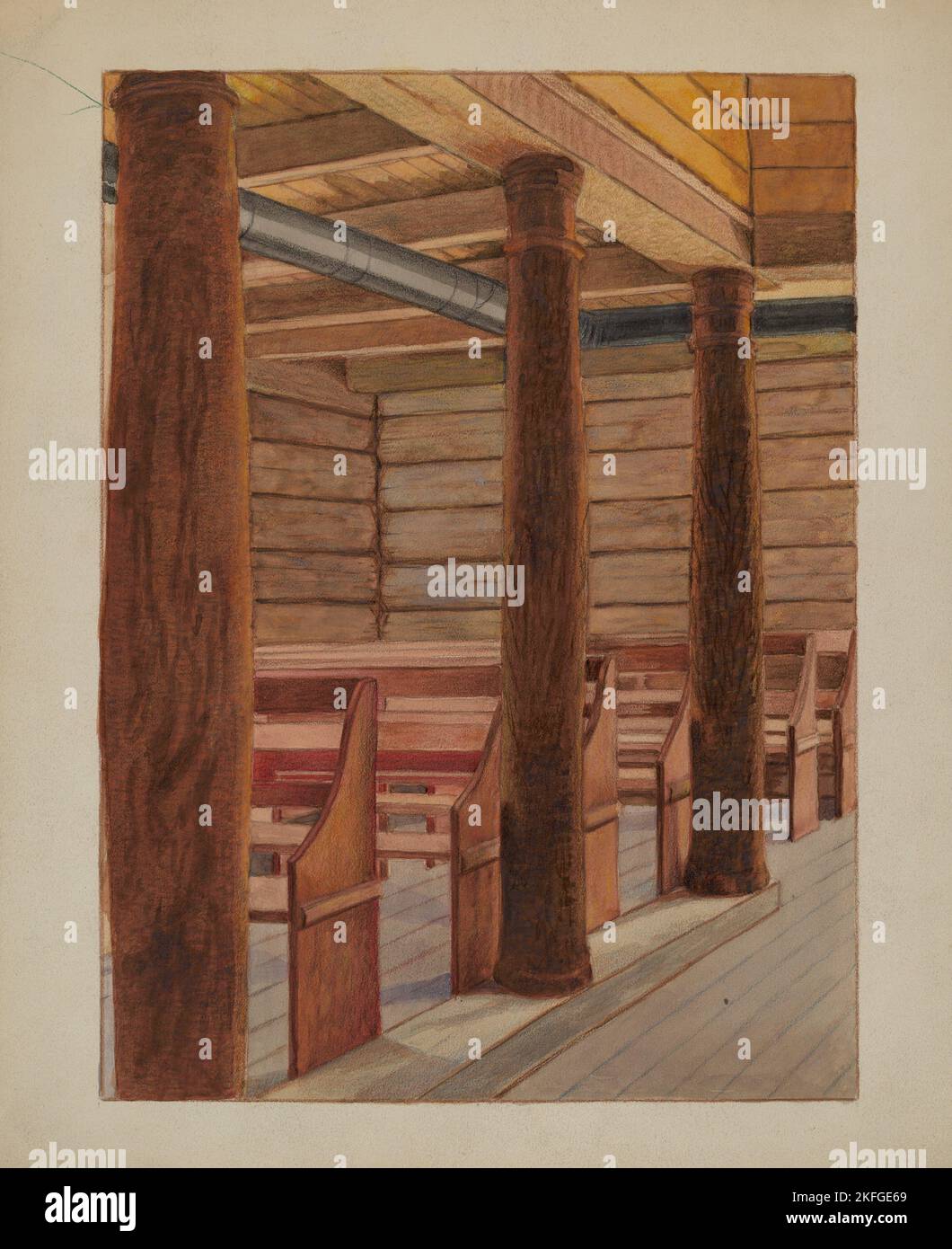 Muskego Church, c. 1936 Stock Photo - Alamy