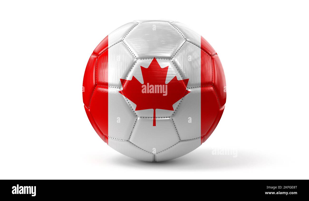 Soccer ball canada flag isolated hi-res stock photography and images ...