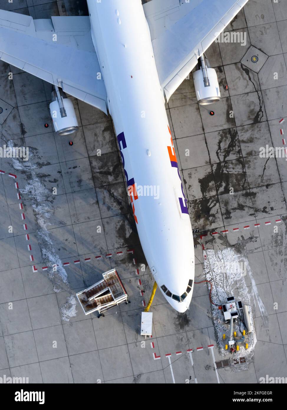FedEx McDonnell Douglas MD11 cargo airplane. Freighter airplane of ... FedEx McDonnell Douglas MD11 cargo airplane. Freighter airplane of ...