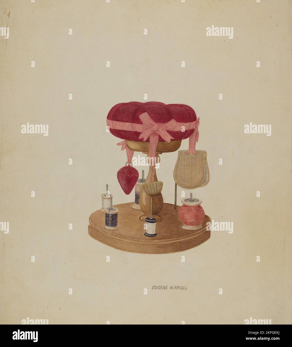 Sewing Stand, 1935/1942 Stock Photo - Alamy