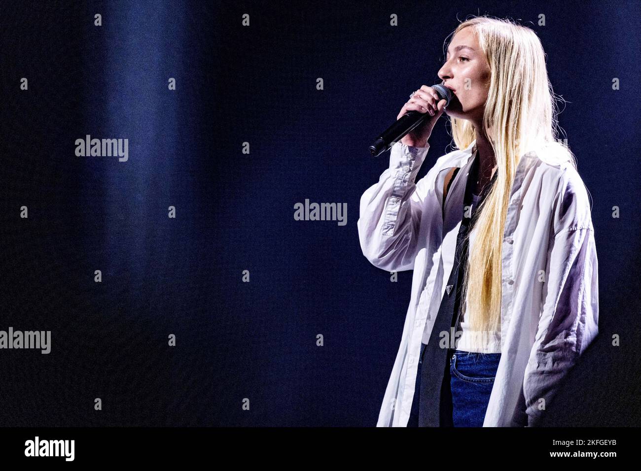 Stien den Hollander alias S10 performing during The Great Eurovision ...