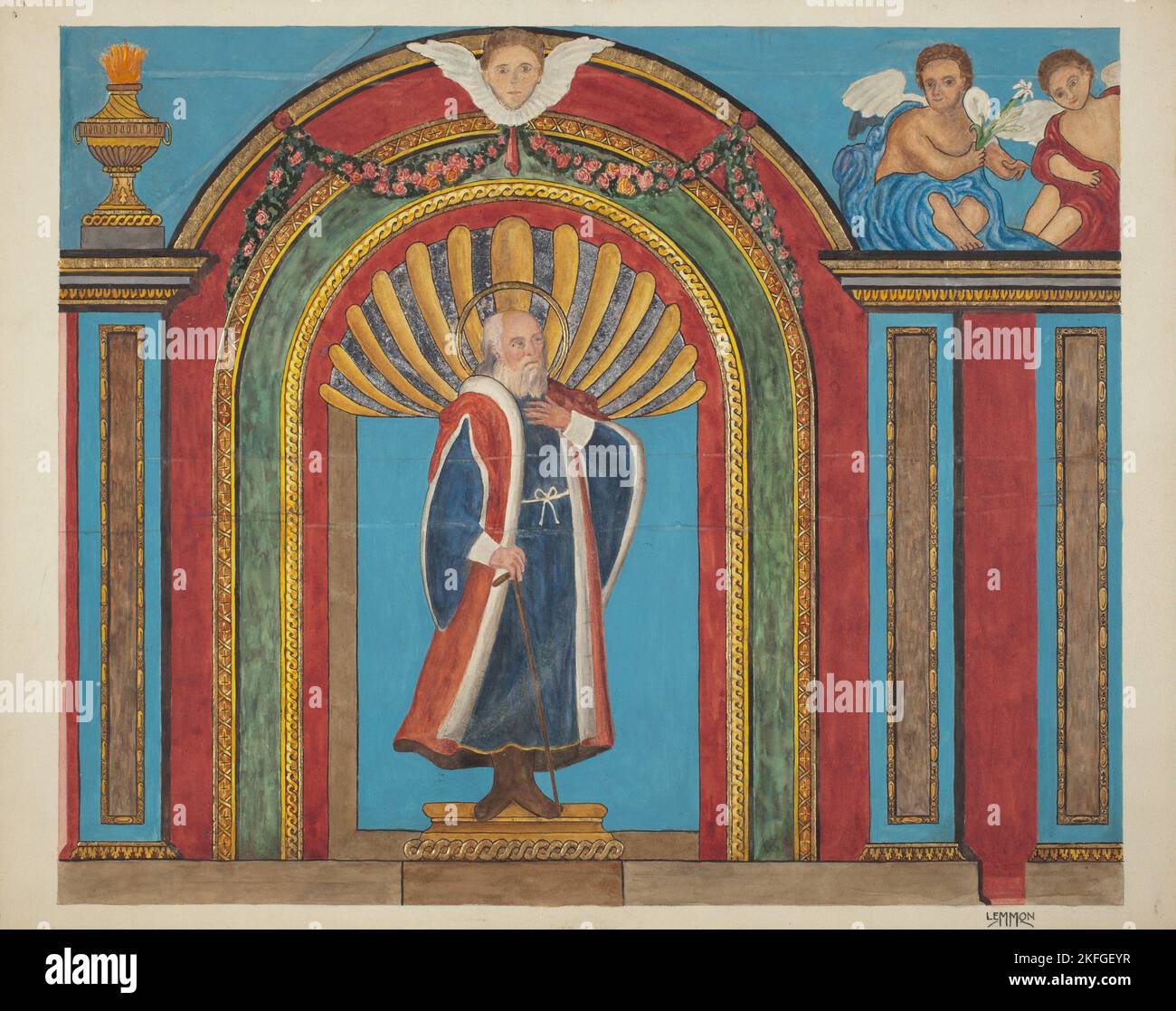 Gold reredos hi-res stock photography and images - Alamy