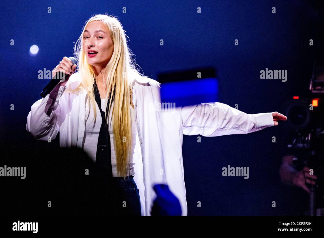 Stien den Hollander alias S10 performing during The Great Eurovision ...