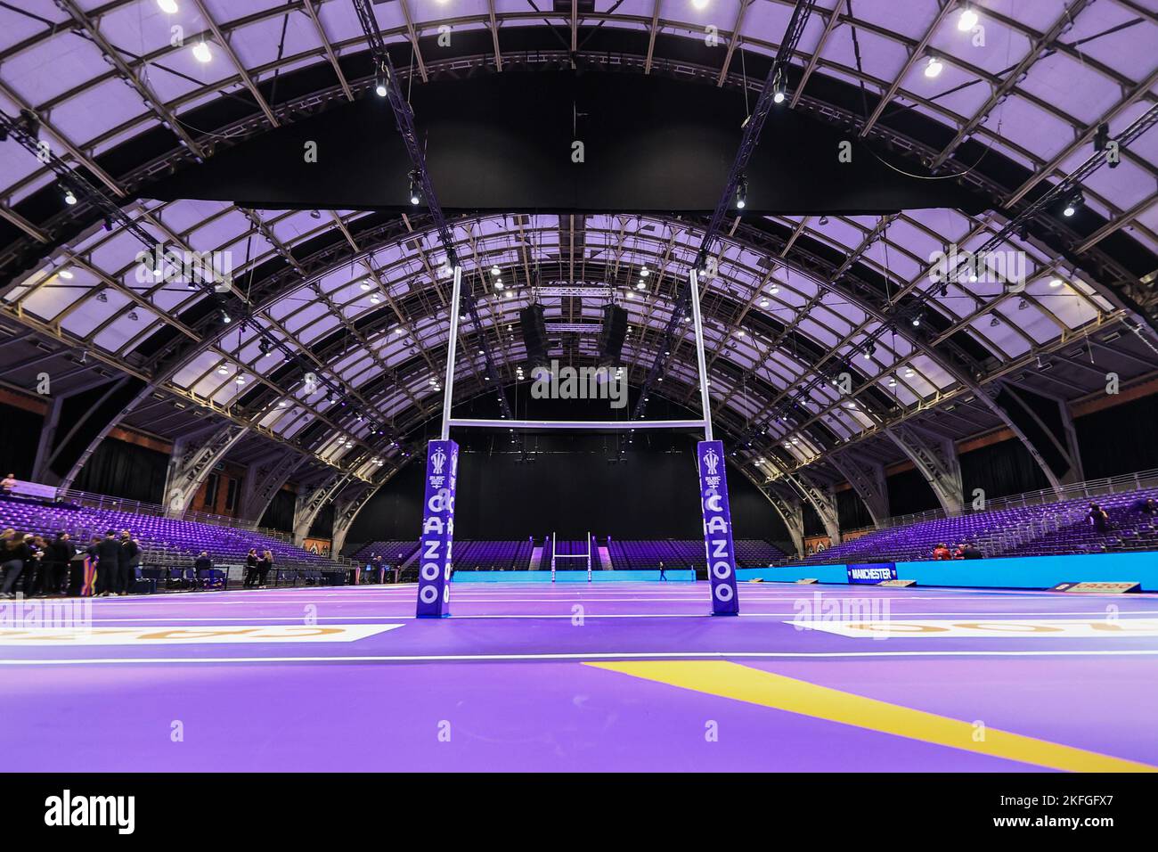 General view inside Manchester Central ahead of the Wheelchair Rugby ...