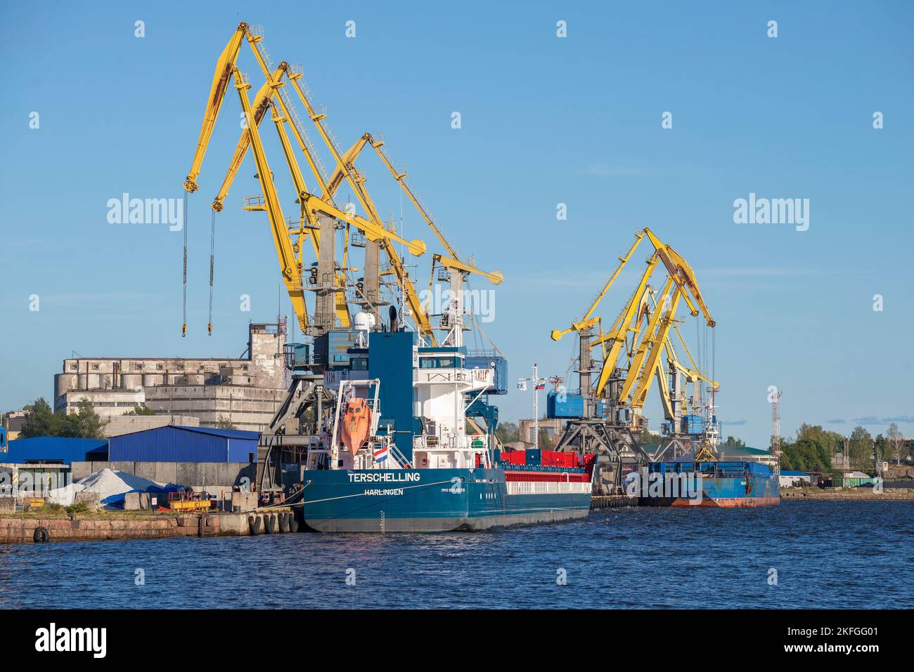 Cargo port of vyborg hi-res stock photography and images - Alamy