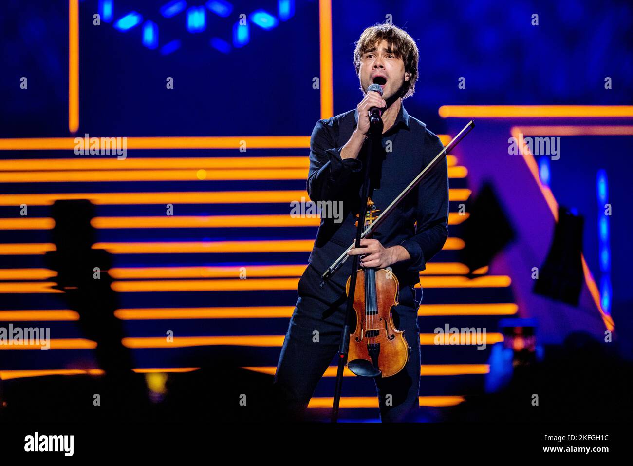Alexander Rybak performing during The Great Eurovision Song Contest ...