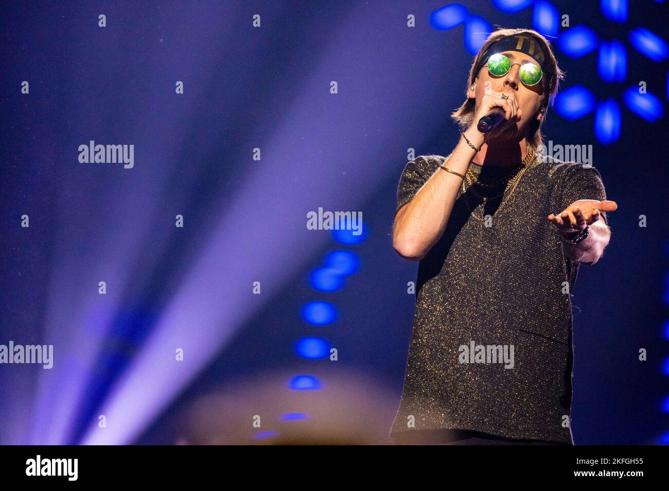 TIX, Andreas Andresen Haukeland performing during The Great Eurovision ...