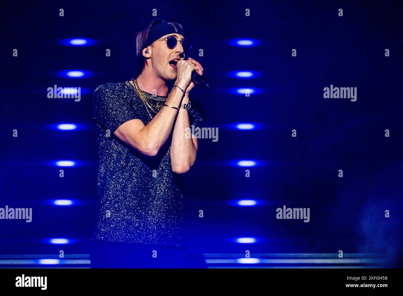 TIX, Andreas Andresen Haukeland performing during The Great Eurovision ...