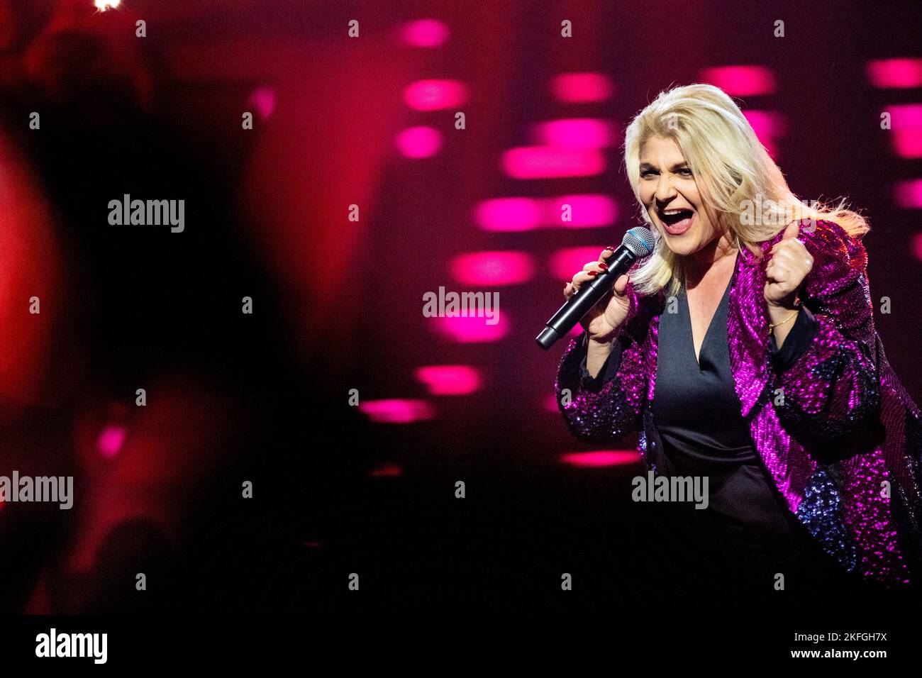 Sandra Kim performing during The Great Eurovision Song Contest concert ...