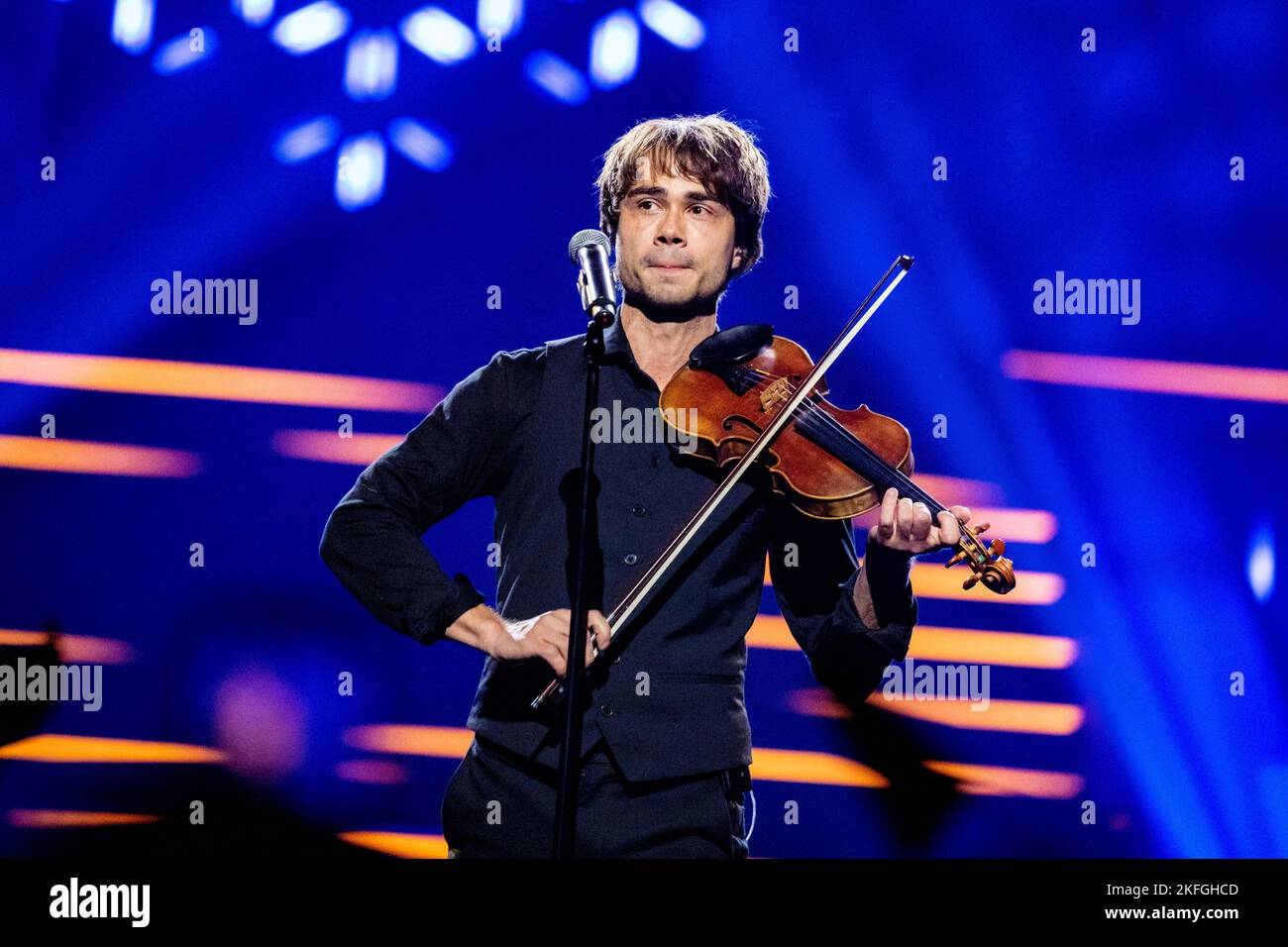 Alexander Rybak performing during The Great Eurovision Song Contest ...