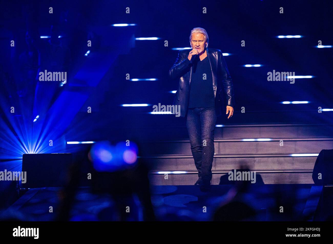 Johnny Logan performing during The Great Eurovision Song Contest ...