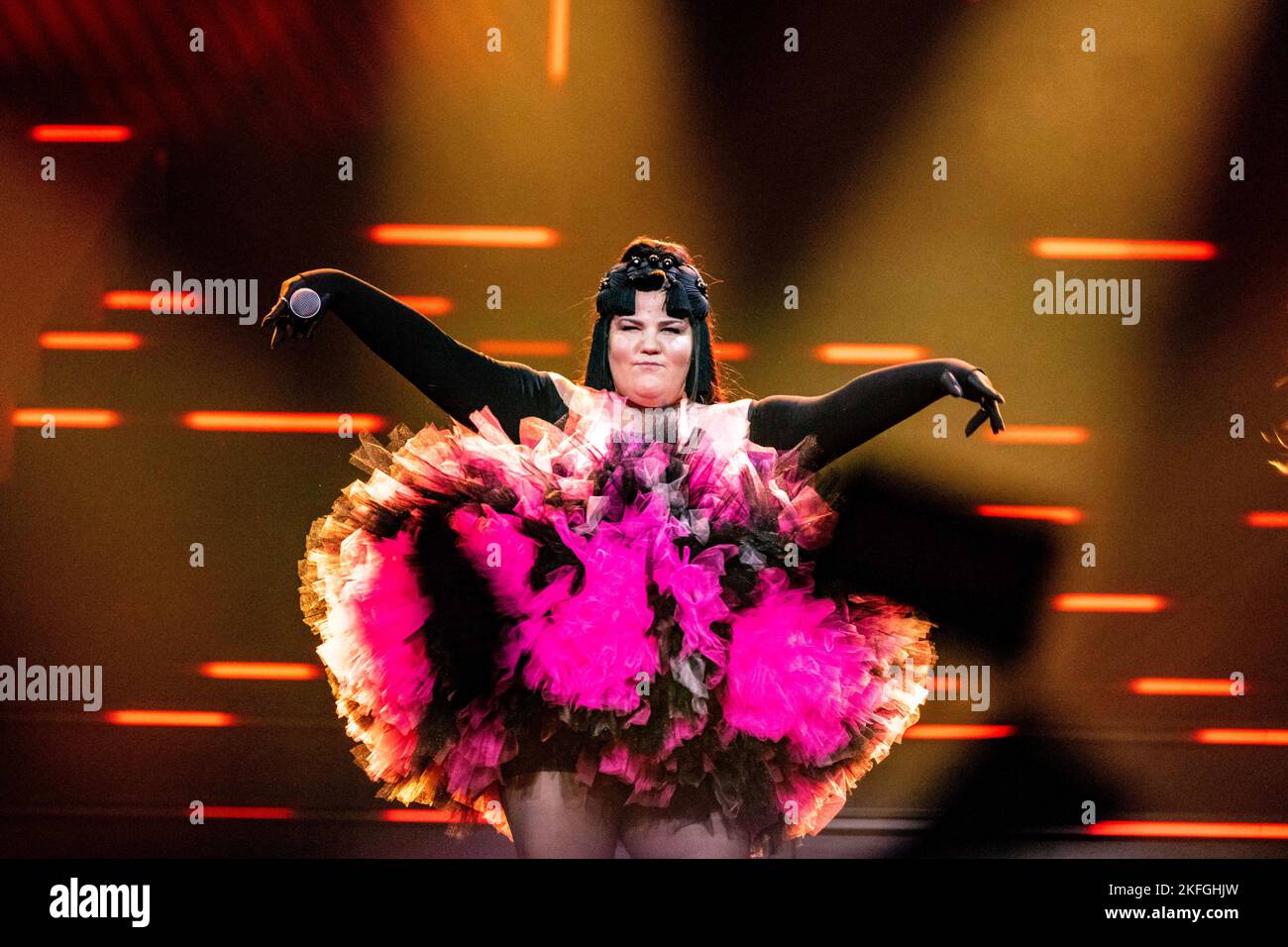 Netta Barzilai performing during The Great Eurovision Song Contest ...