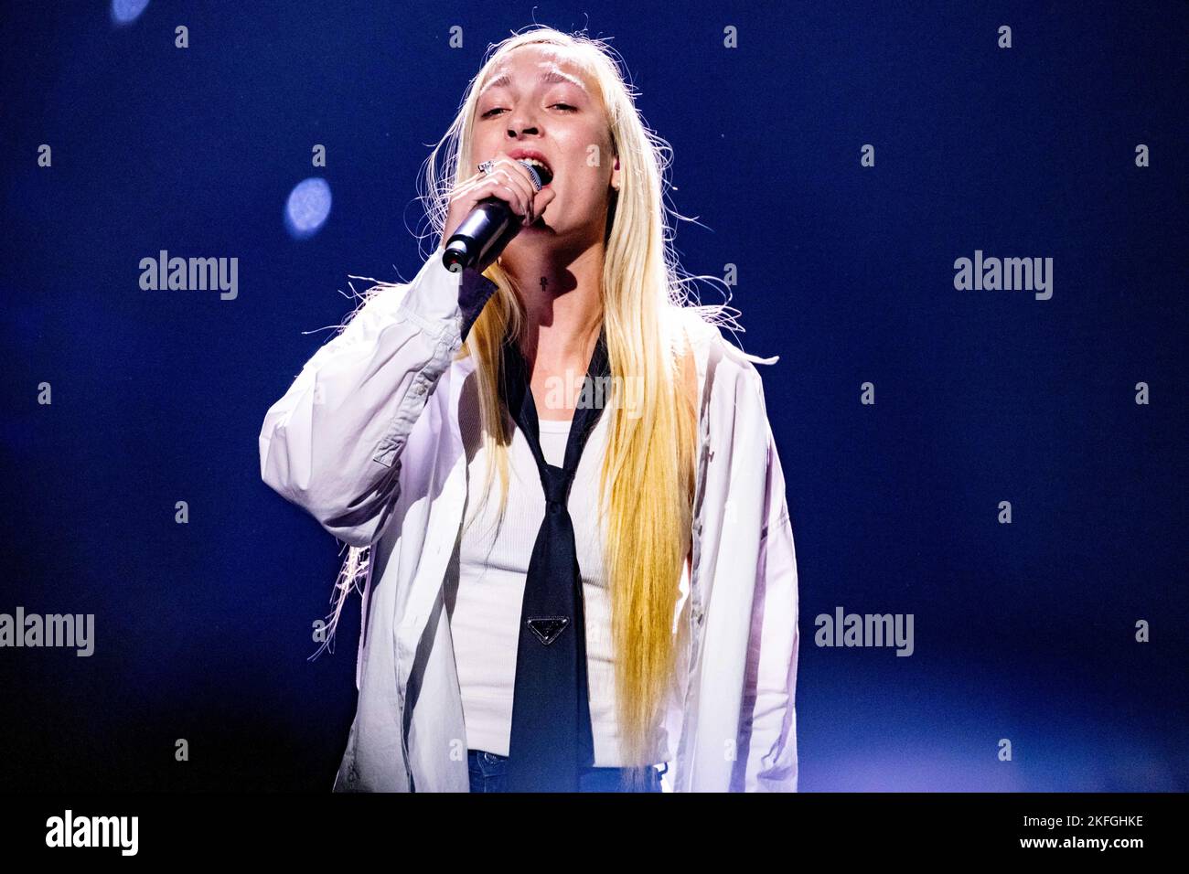Stien den Hollander alias S10 performing during The Great Eurovision ...