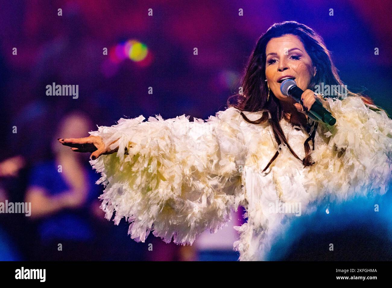 Carola Haggkvist performing during The Great Eurovision Song Contest ...