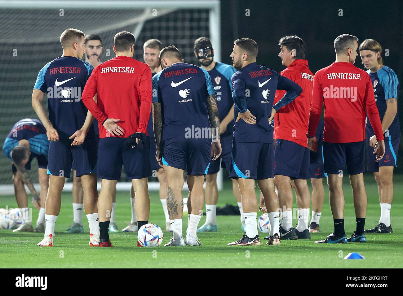 Croatian national football team during the Croatia Training Session at ...