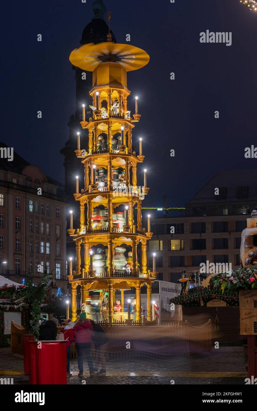 Dresden, Germany. 18th Nov, 2022. The 14-meter-high stepped pyramid ...