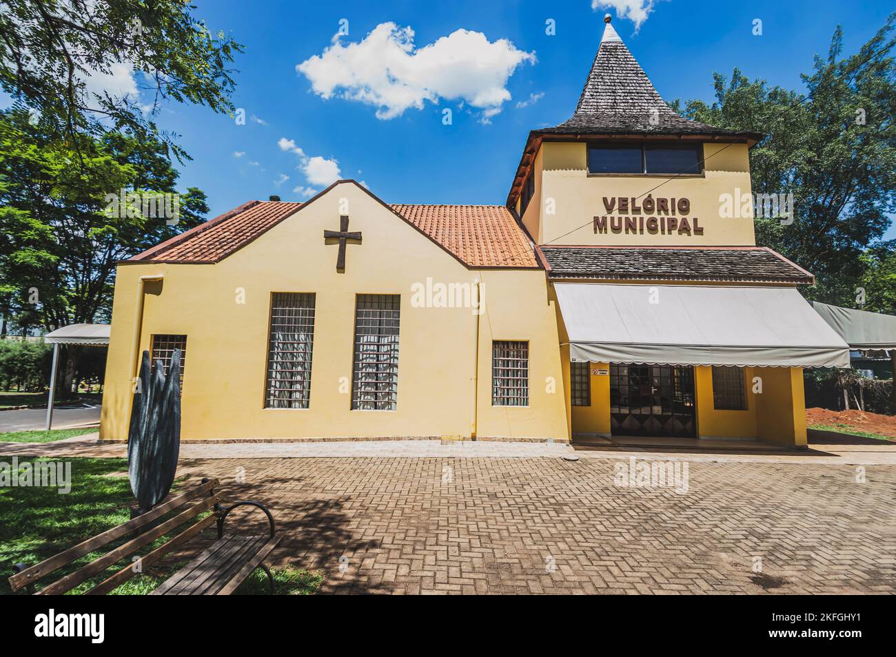 Holambra-sp,brasil-November 17,2022: municipal cemetery of Holambra ...