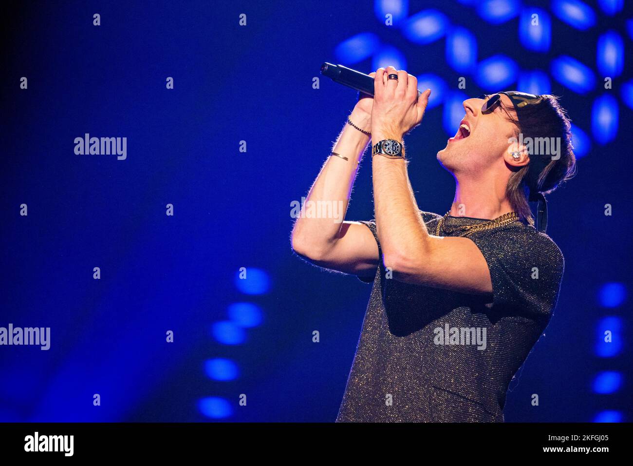 TIX, Andreas Andresen Haukeland performing during The Great Eurovision ...