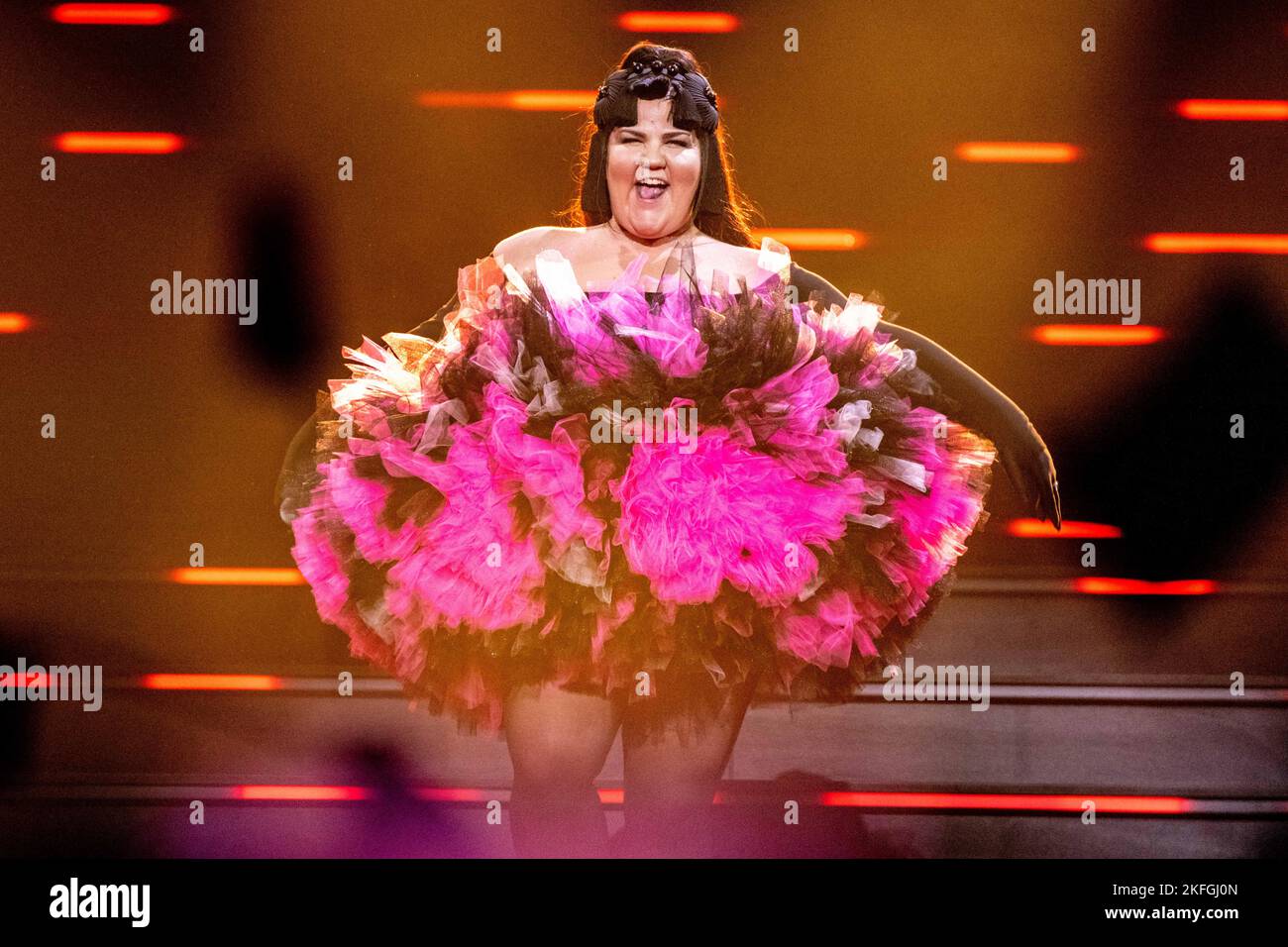 Netta Barzilai performing during The Great Eurovision Song Contest ...