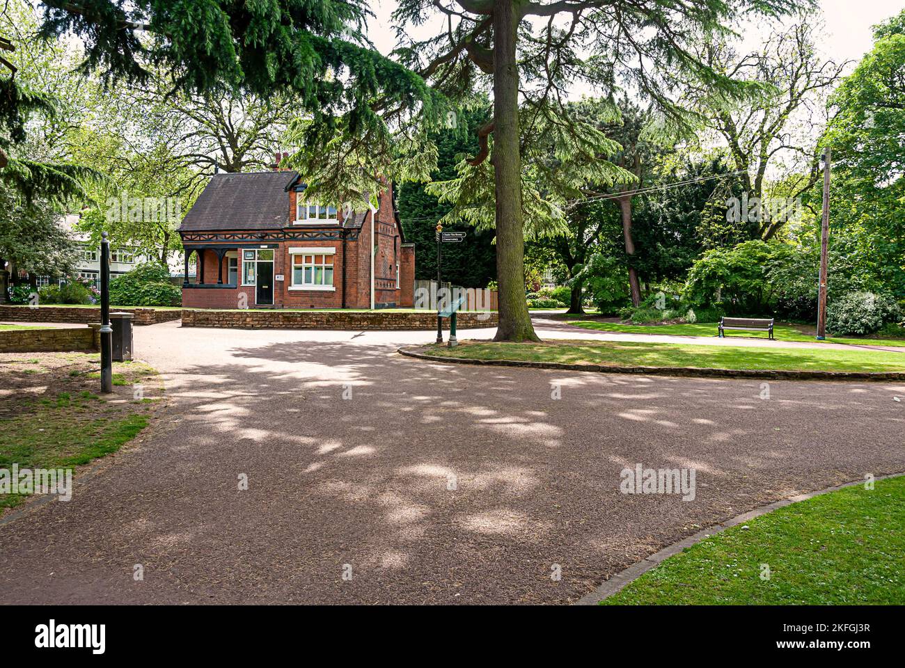 May 13, 2022 Wolverhampton England. A beautiful spring landscape in an ...