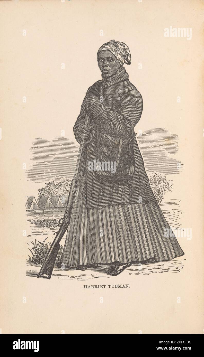 Scenes in the life of Harriet Tubman, [Frontispiece], 1869 Stock Photo ...