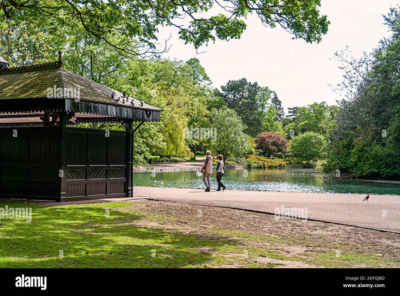 May 13, 2022 Wolverhampton England. A beautiful spring landscape in an ...