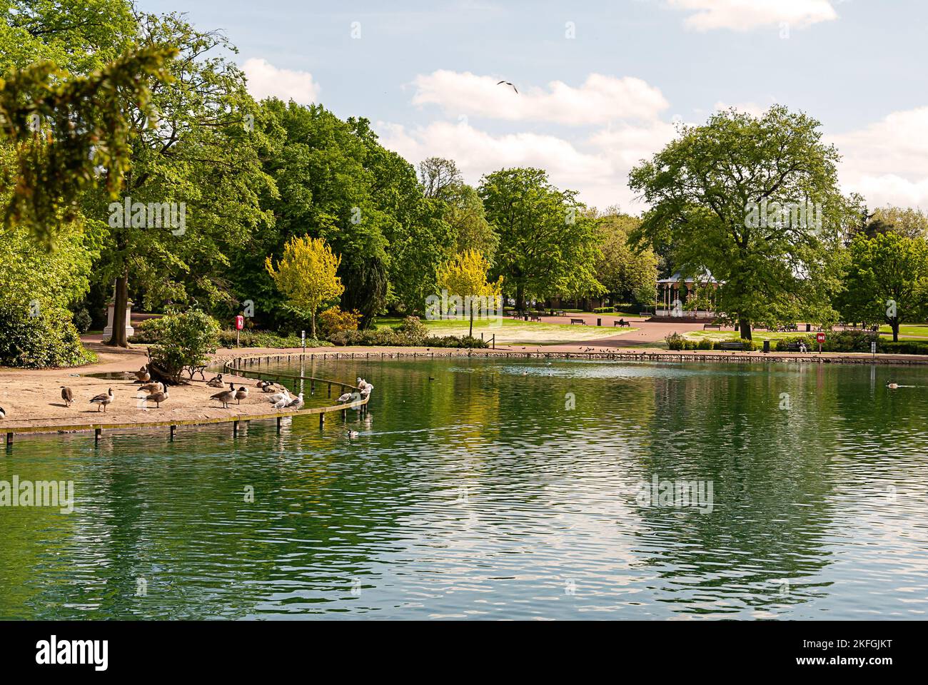 May 13, 2022 Wolverhampton England. A beautiful spring landscape in an ...