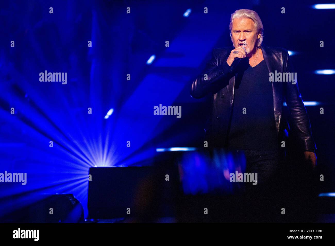Johnny Logan performing during The Great Eurovision Song Contest ...