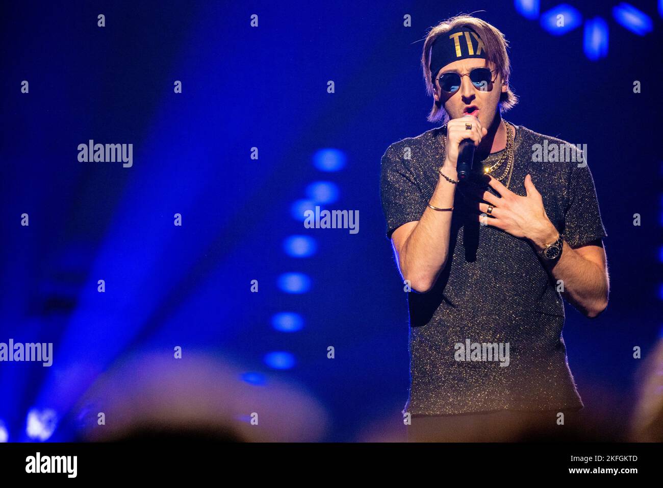 TIX, Andreas Andresen Haukeland performing during The Great Eurovision ...