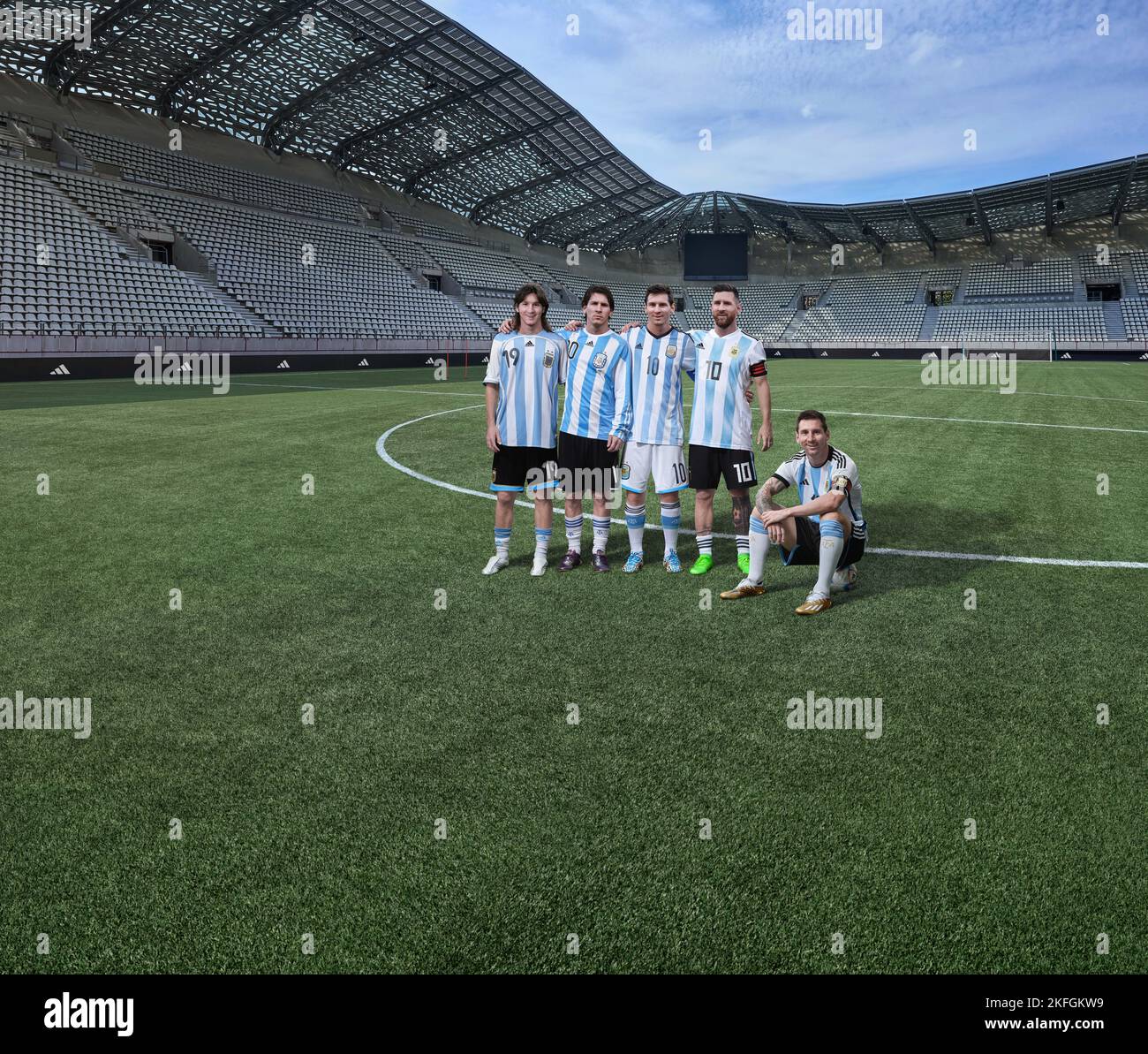 Lionel messi argentina celebrating hi-res stock photography and images ...