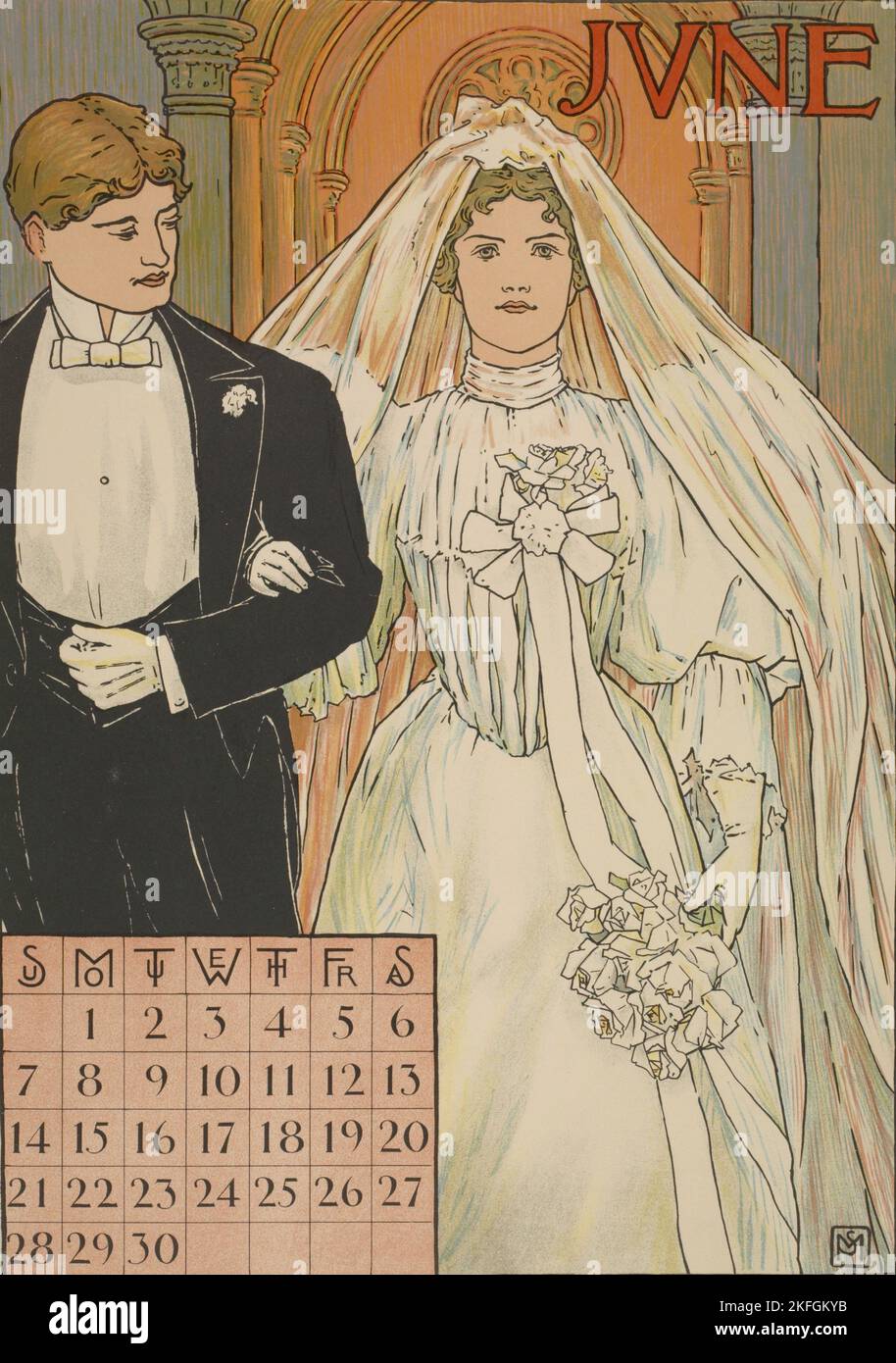 Bridal bouquet calendar hi-res stock photography and images - Alamy