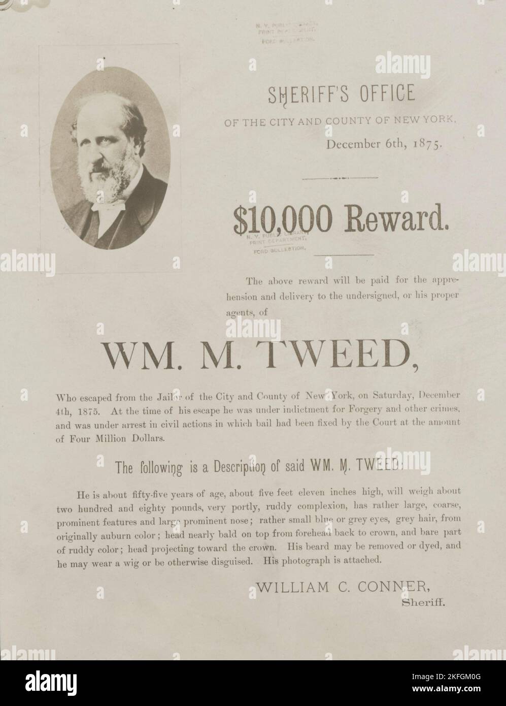Wanted poster 19th century hi-res stock photography and images - Alamy