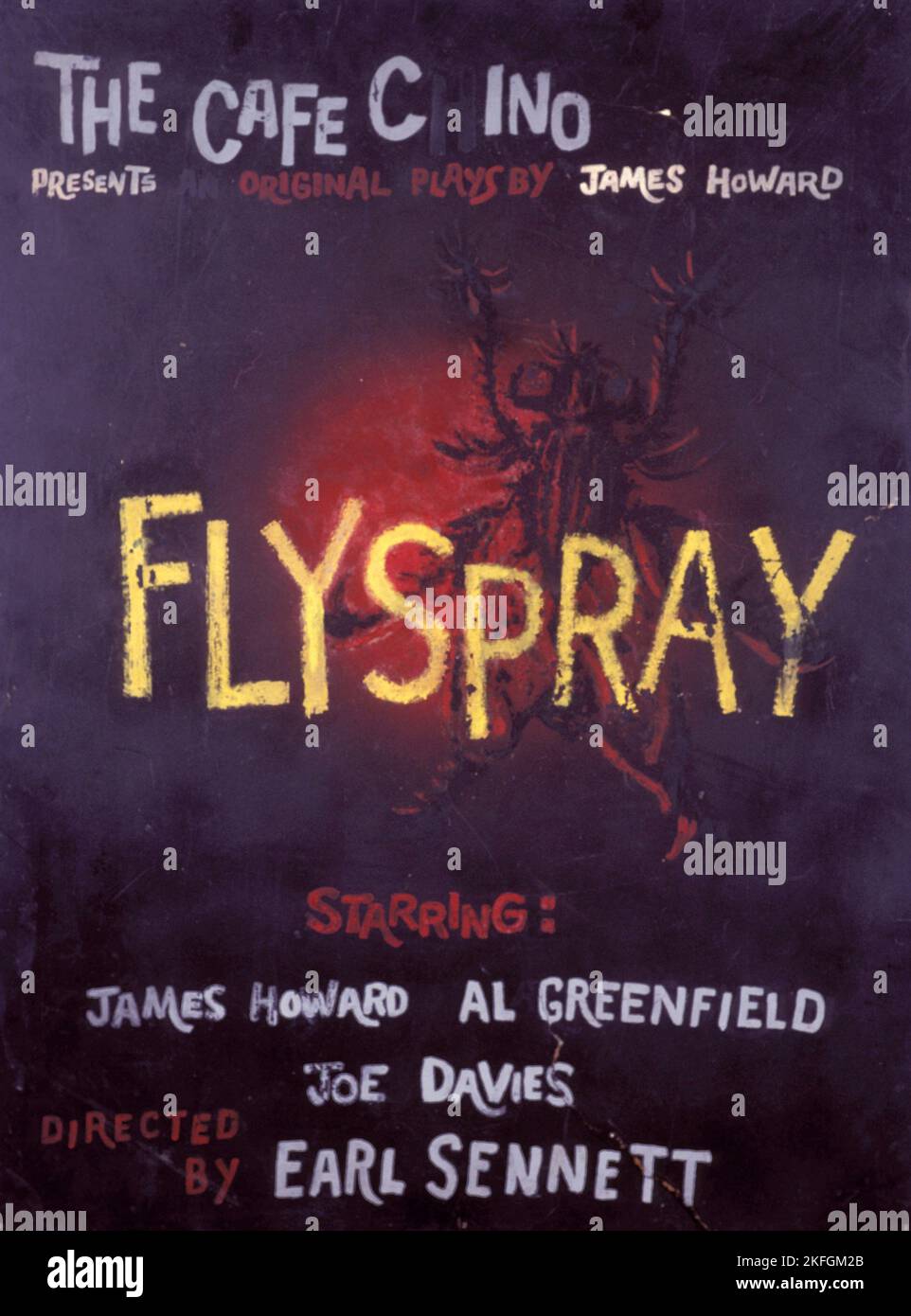 Poster for the Caffe Cino production of "Flyspray' by James Howard ...