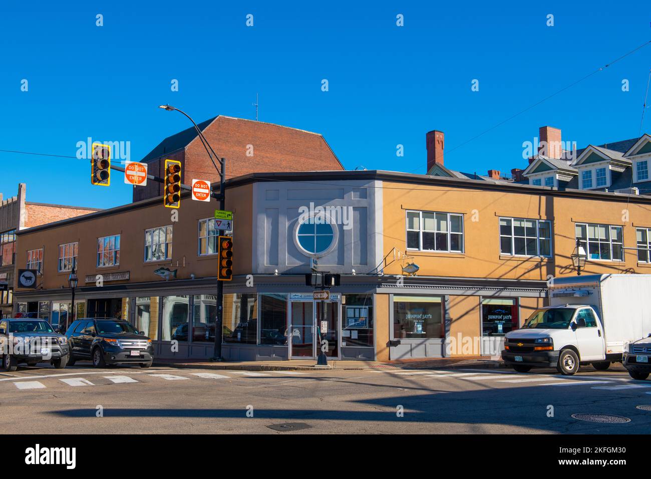 Historic commercial building on Congress Street at Middle Street in ...