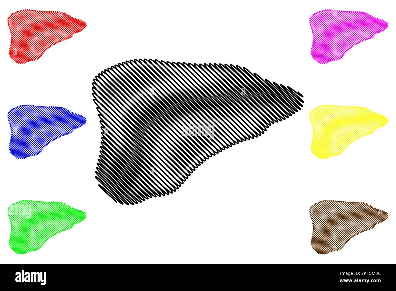 Aua island (New Guinea, Pacific Ocean, Bismarck Archipelago, Western ...