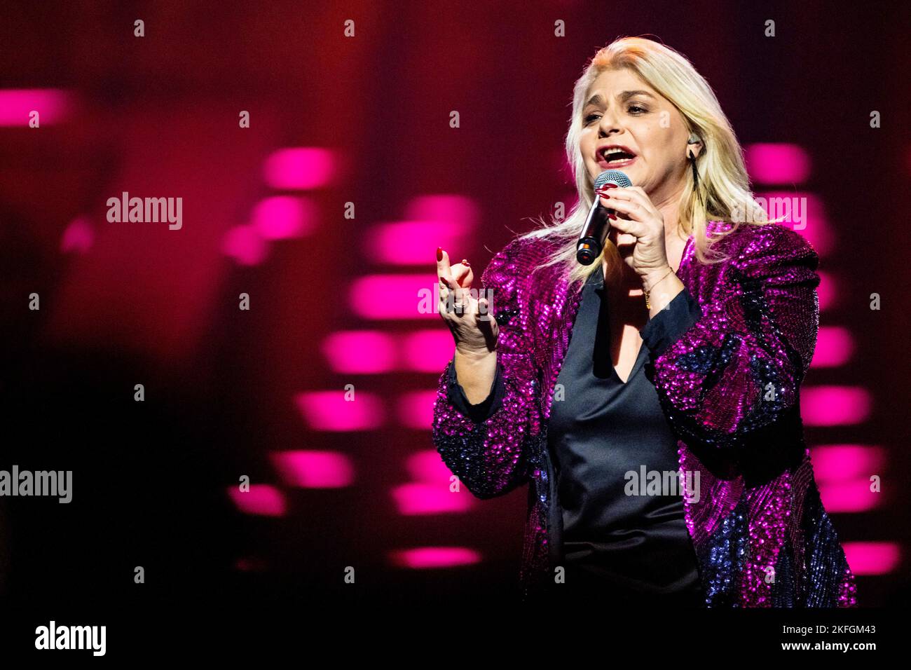 Sandra Kim performing during The Great Eurovision Song Contest concert ...