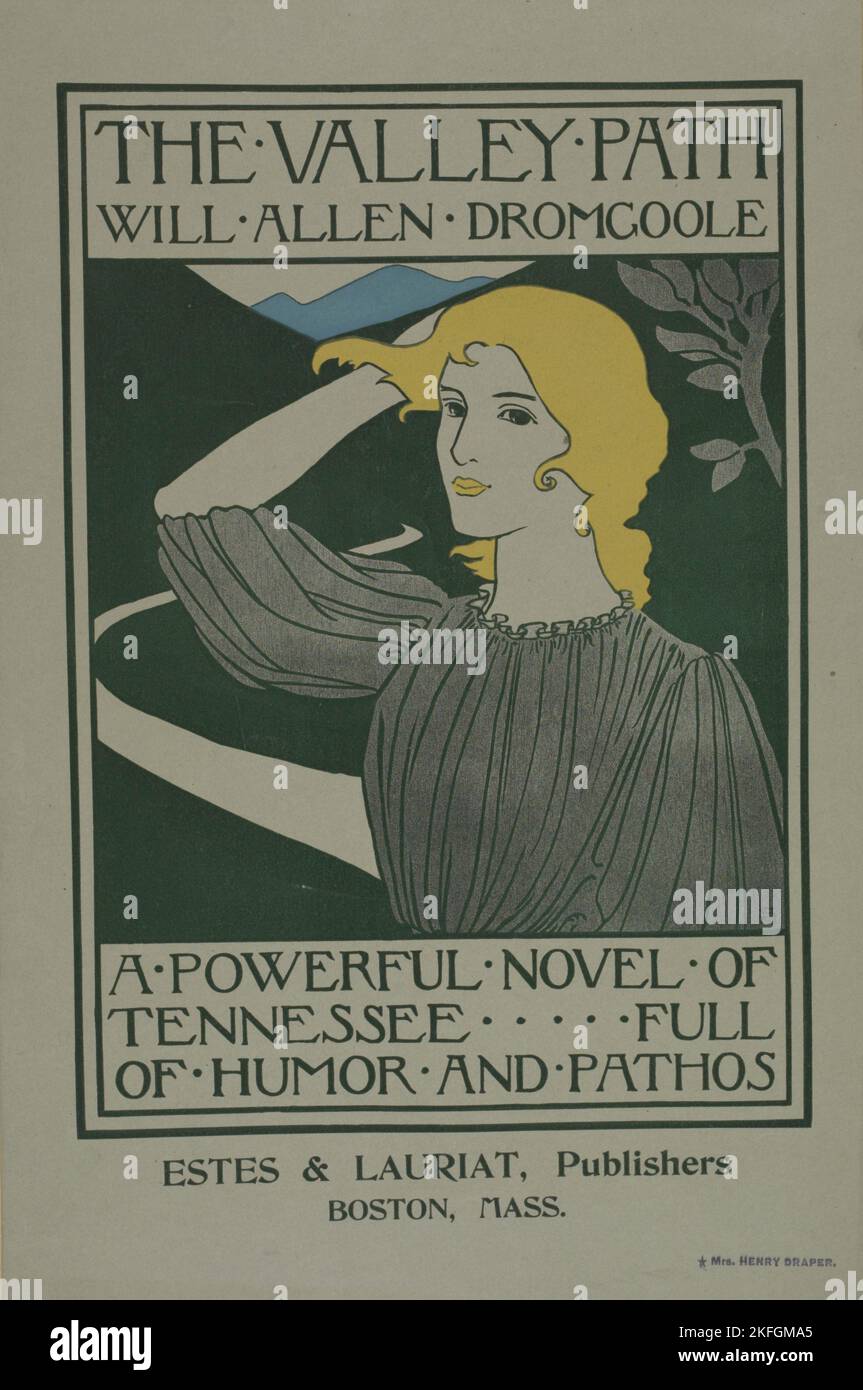 The valley path, c1895 - 1911. Published: 1898 Stock Photo - Alamy