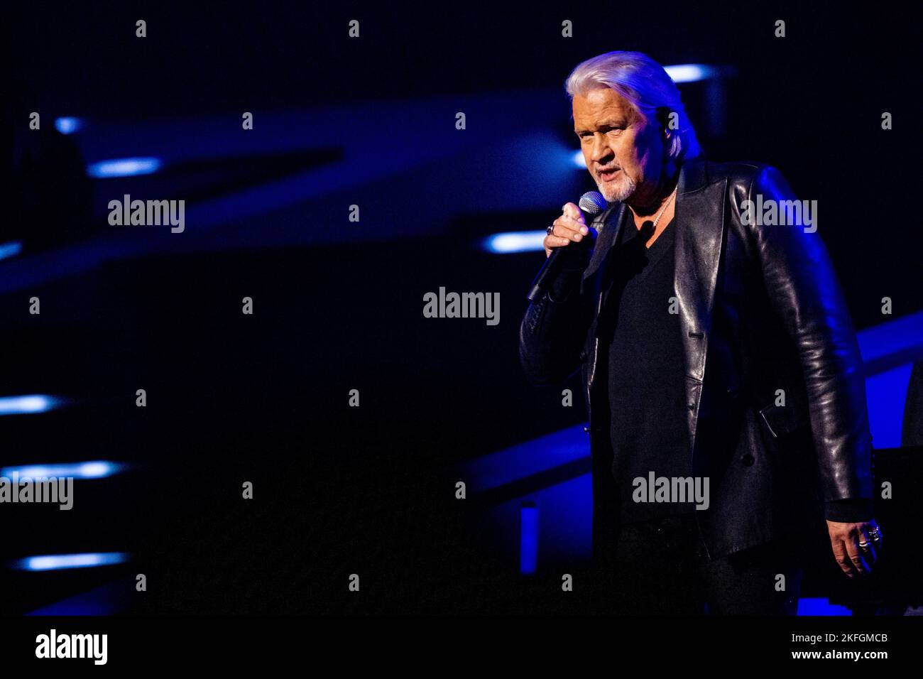 Johnny Logan performing during The Great Eurovision Song Contest ...