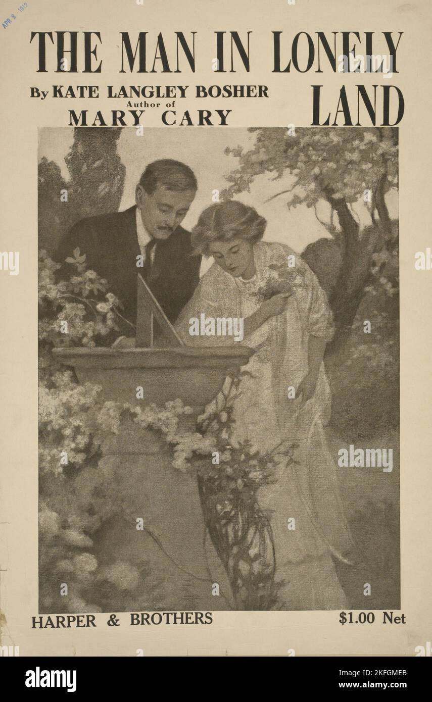 The man in lonely land, c1895 - 1911. Published: 1912 Stock Photo - Alamy